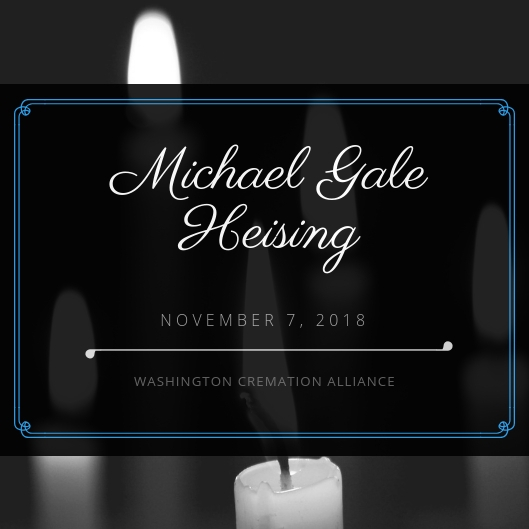Michael G. Heising Obituary - Western Cremation Alliance