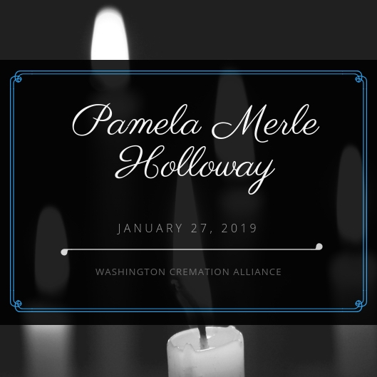 Pamela M. Holloway Obituary - Western Cremation Alliance