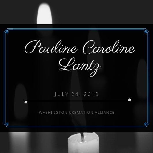 Pauline C. Lantz Obituary - Western Cremation Alliance